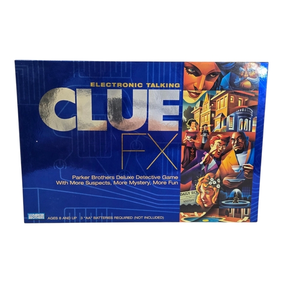 Parker Brothers | Games | Clue Fx 203 Electronic Board Game Works ...
